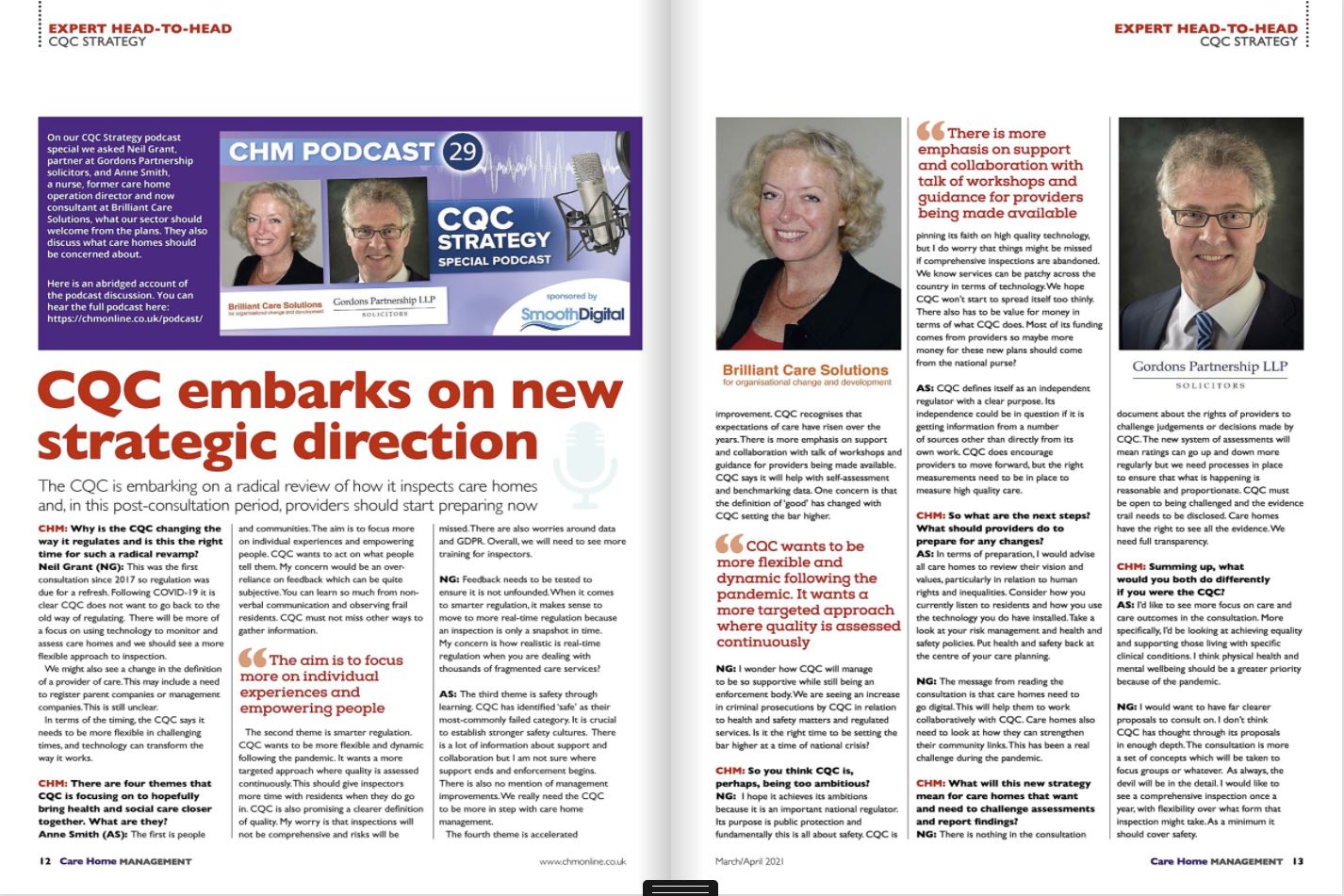 CQC Strategy Consultation - Special Podcast with Care Home Management ...